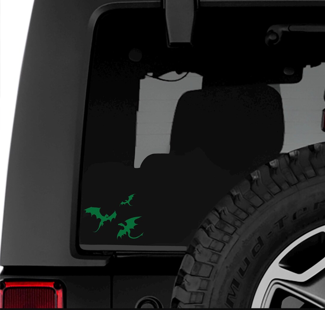 Dragons Flying | Sticker Decal | Car Sticker Decal | Window Decal Vinyl ...