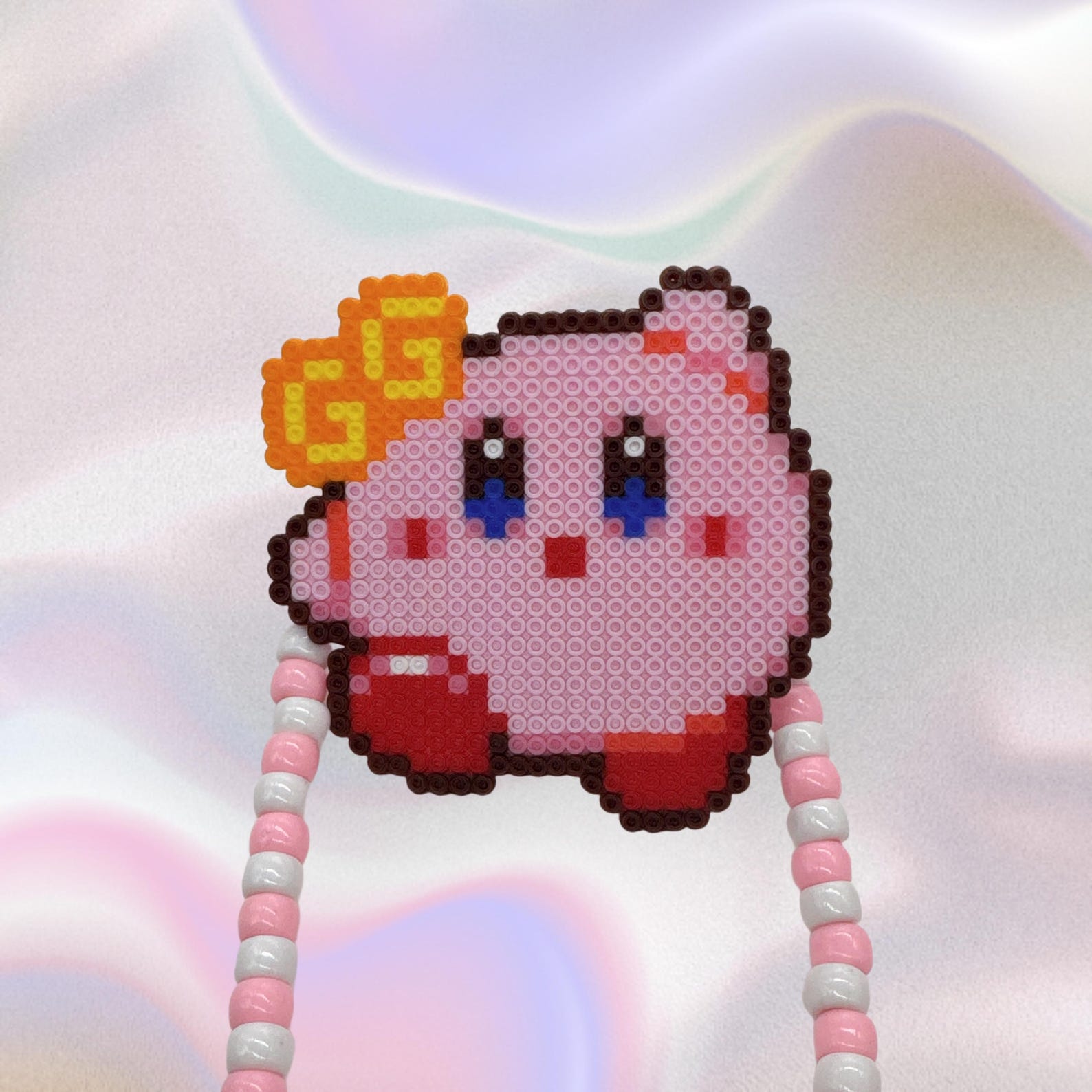 Kirby Perler Led Pacifier Necklace|beaded Jewelry Rave Outfit EDM ...