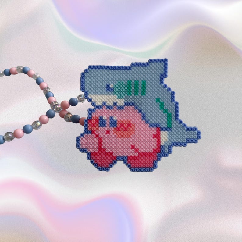 Kirby Perler Led Pacifier Necklace|beaded Jewelry Rave Outfit EDM ...