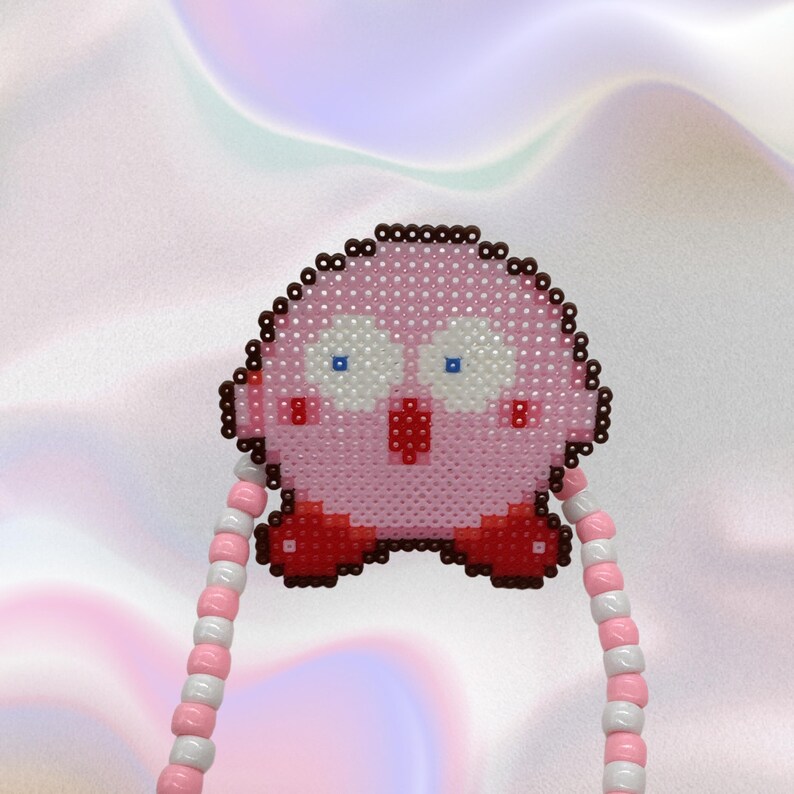 Kirby Perler Led Pacifier Necklace|beaded Jewelry Rave Outfit EDM ...