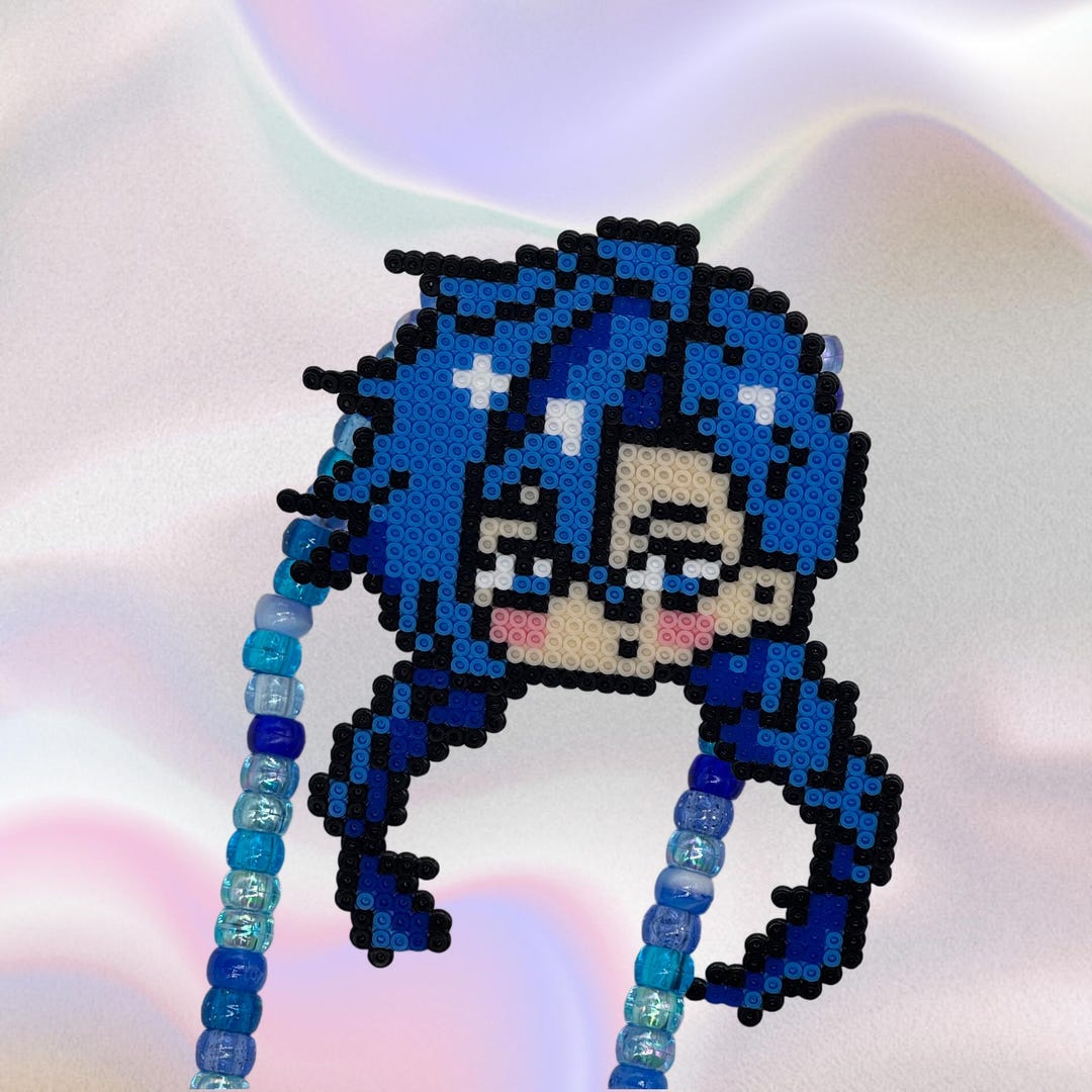 Jinx Perler Led Pacifier Necklacebeaded Jewelry Rave Outfit EDM ...