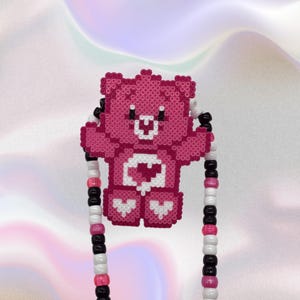 Carebear Perler Led Pacifier Necklace|beaded Jewelry Rave Outfit EDM ...
