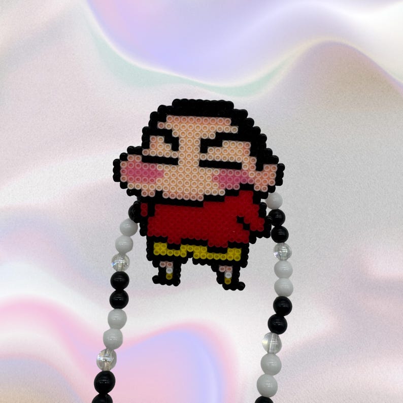 Shinchan Perler Led Pacifier Necklace|beaded Jewelry Rave Outfit EDM ...