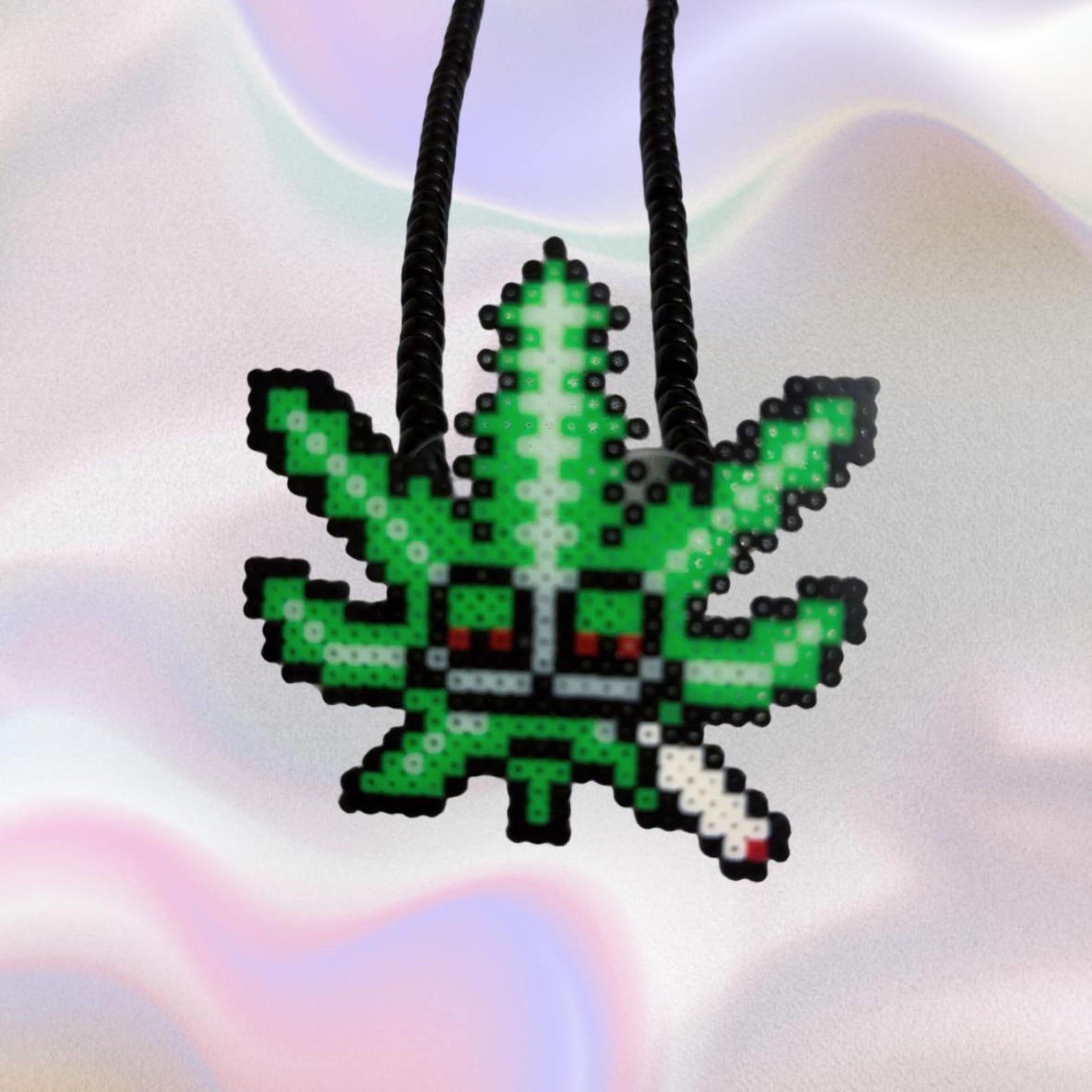 Leaf Perler Led Pacifier Necklace|beaded Jewelry Rave Outfit EDM ...