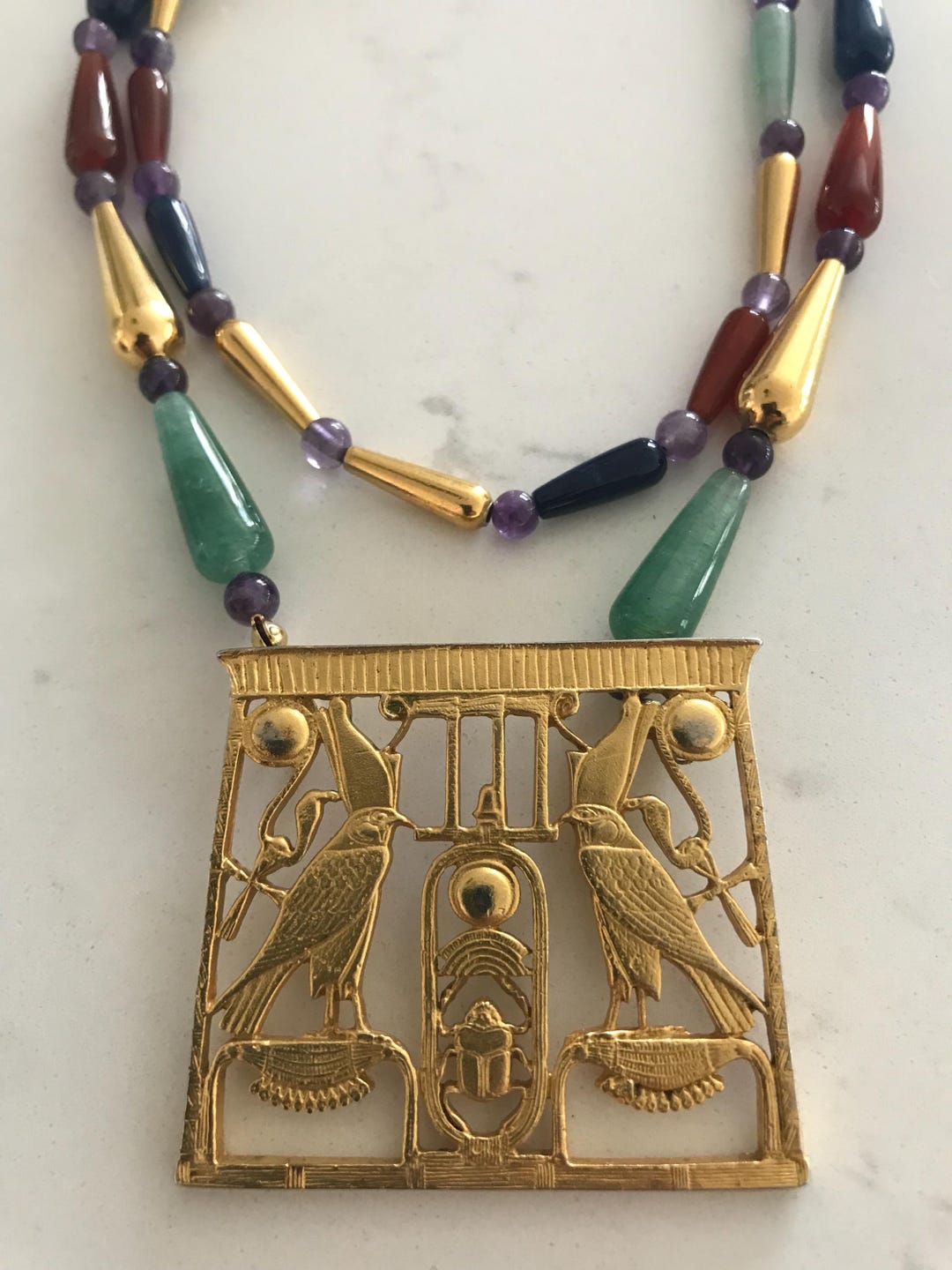 Vintage Metropolitan Museum of Art MMA 1976 Egyptian Revival Stone ...
