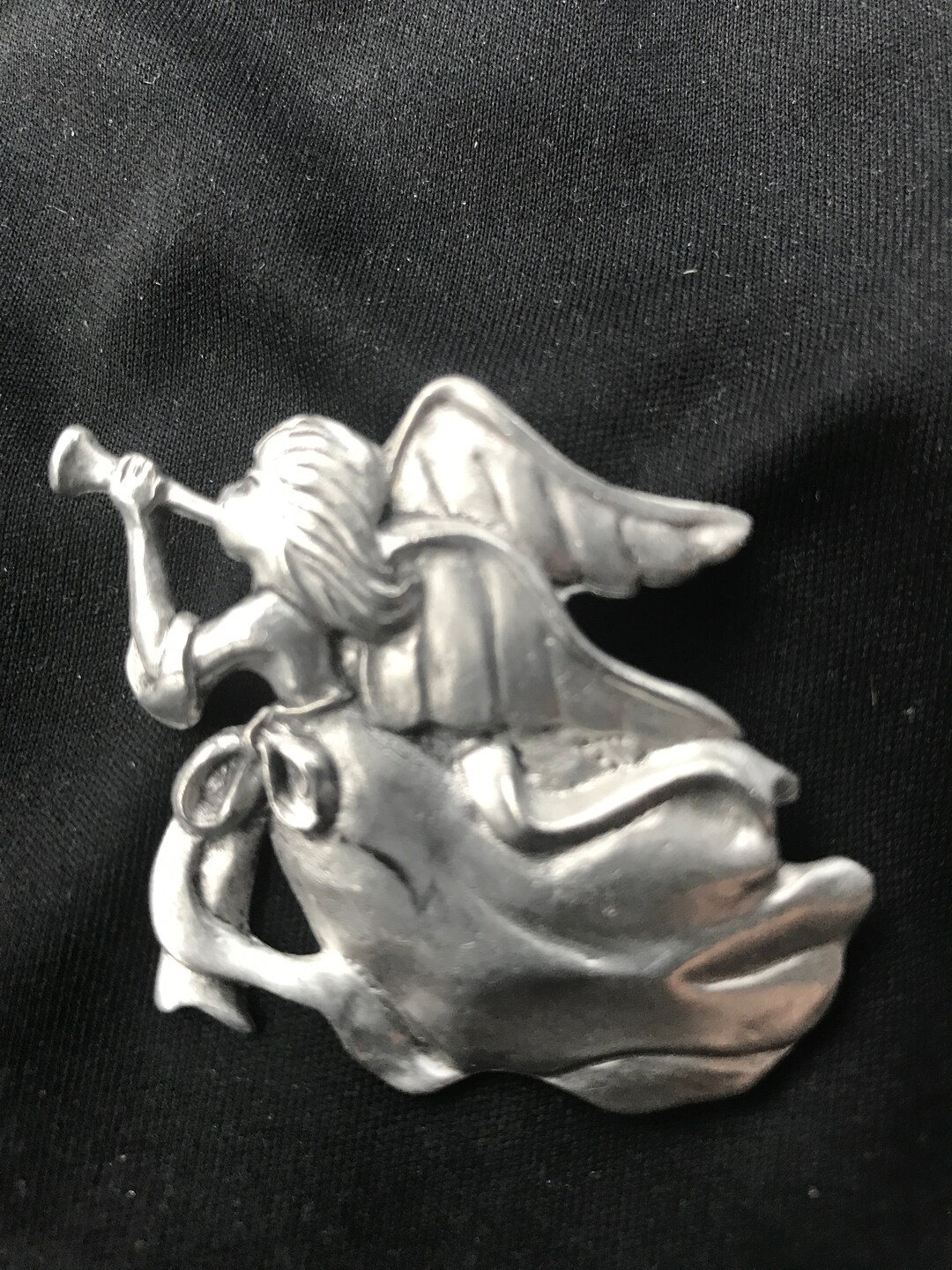 Vintage Seagull Canada Angel Trumpet Pewter Christmas Pin - Etsy