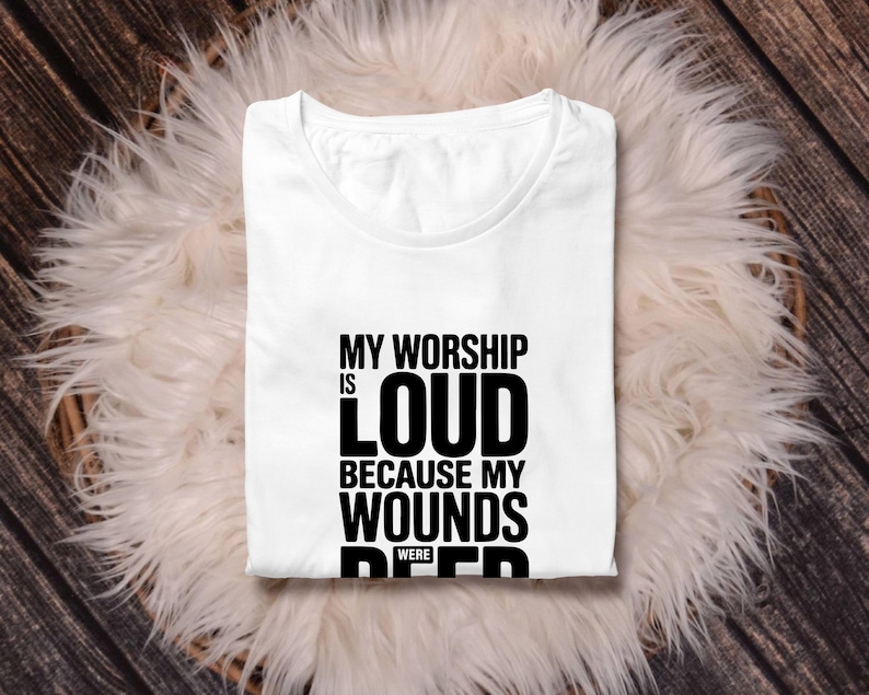 My Worship is Loud PNG SVG | Christian Quote, Faith-based Sublimation ...