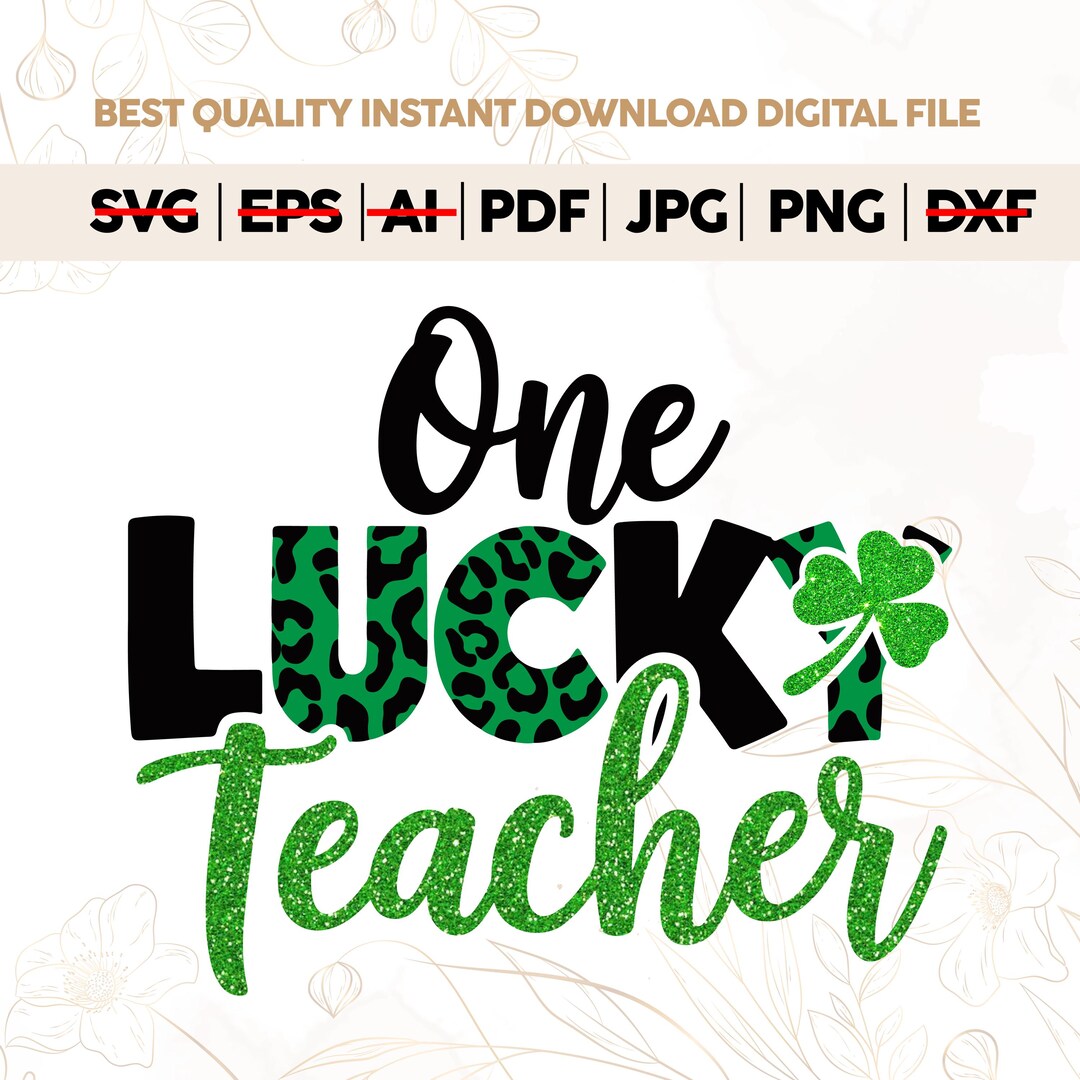One Lucky Teacher Png,one Lucky Teacher St. Patrick's Day Rainbow ...
