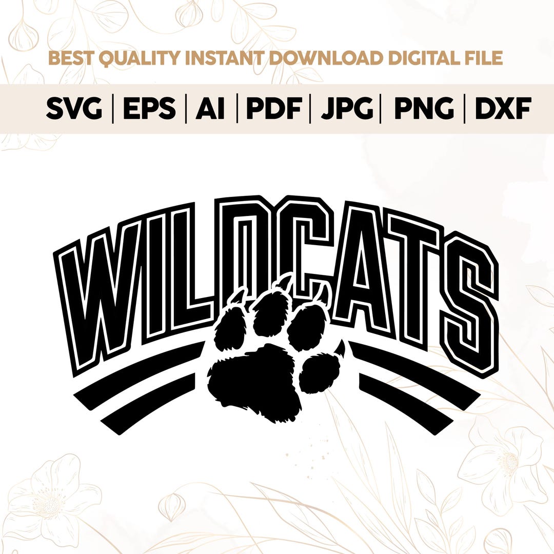 Wildcats Svg,wildcats Football,wildcats Baseball,wildcats Soccer ...