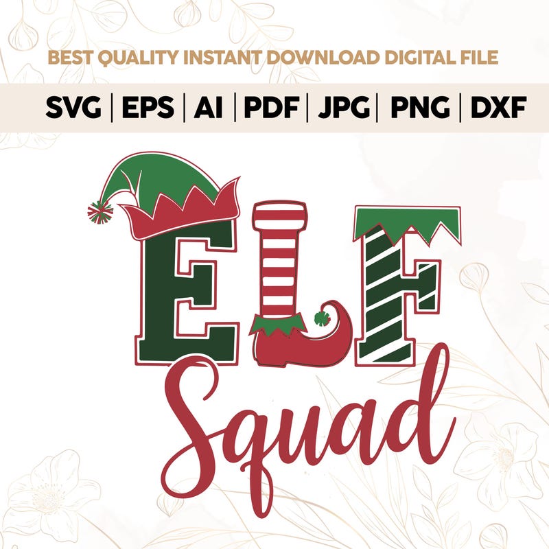 Elf Squad Svg - Etsy