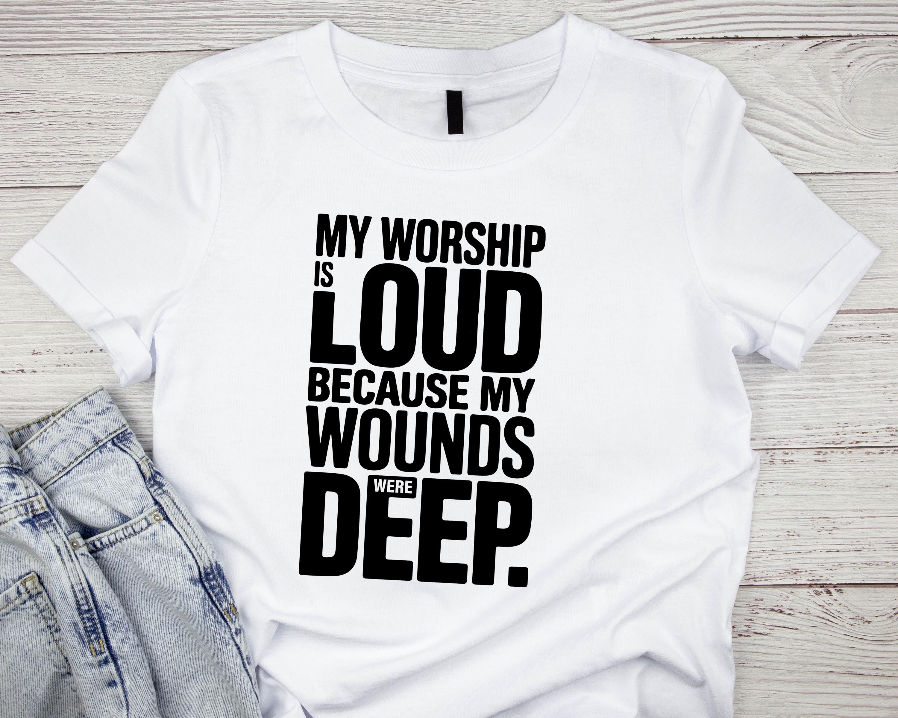 My Worship is Loud PNG SVG | Christian Quote, Faith-based Sublimation ...