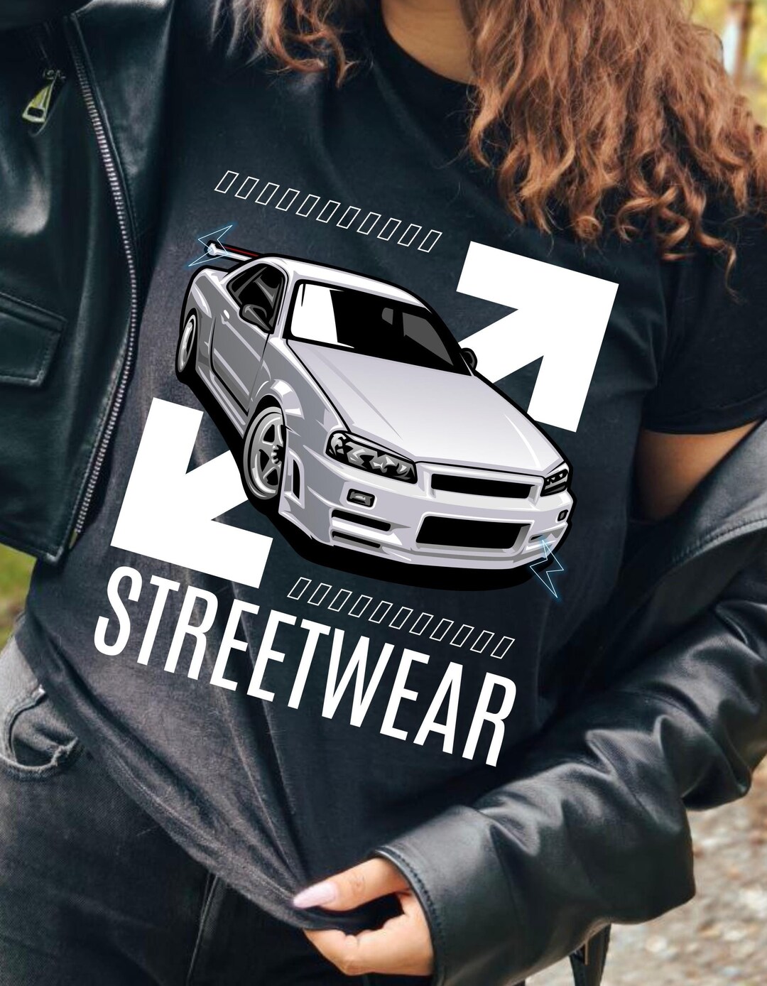 Retro Japanese JDM Car Graphic T-shirt, 90s Style Vaporwave Aesthetic ...