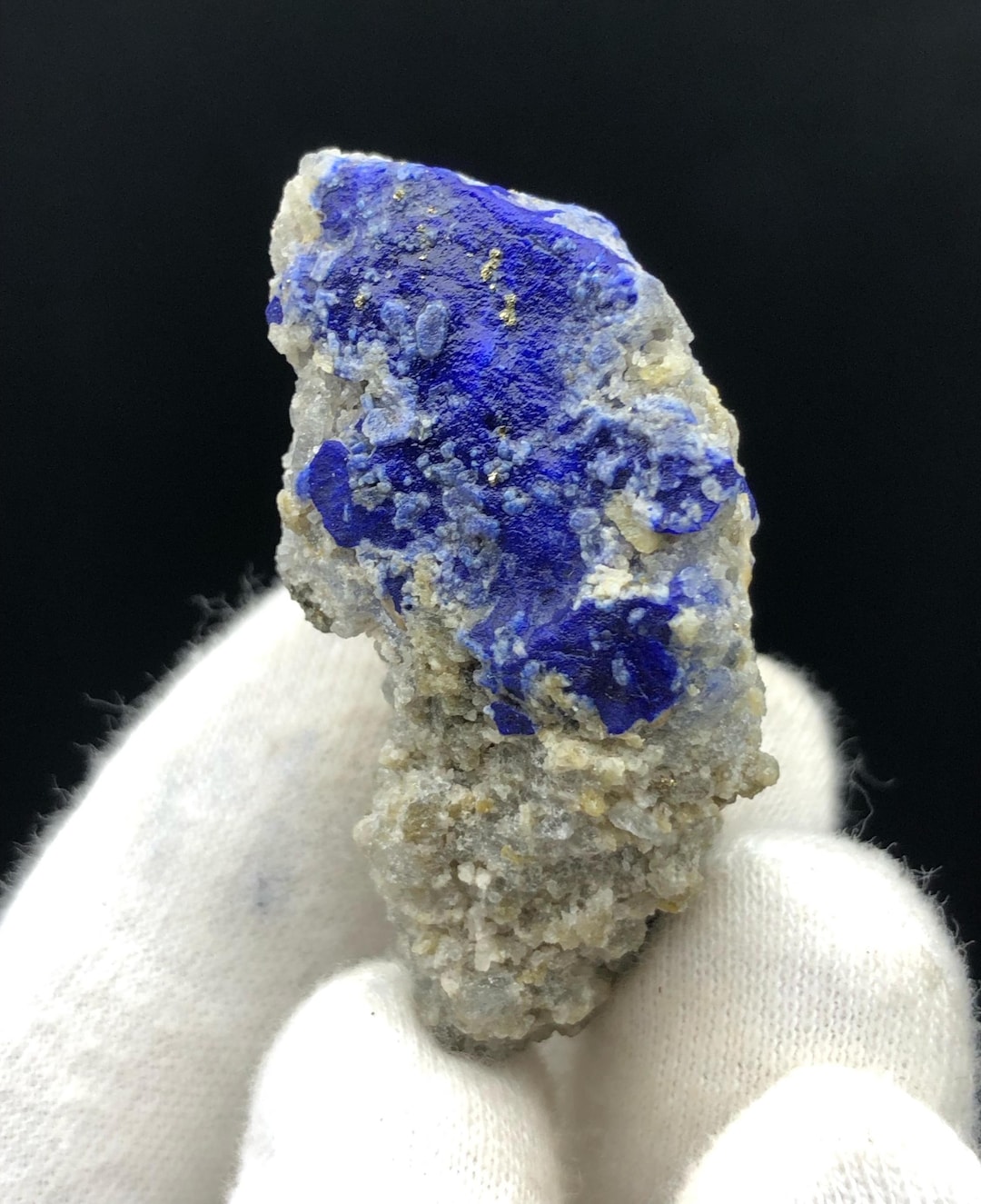 205 Ct Blue Lapis Lazuli Specimen With Golden Pyrite on Matrix, Blue ...