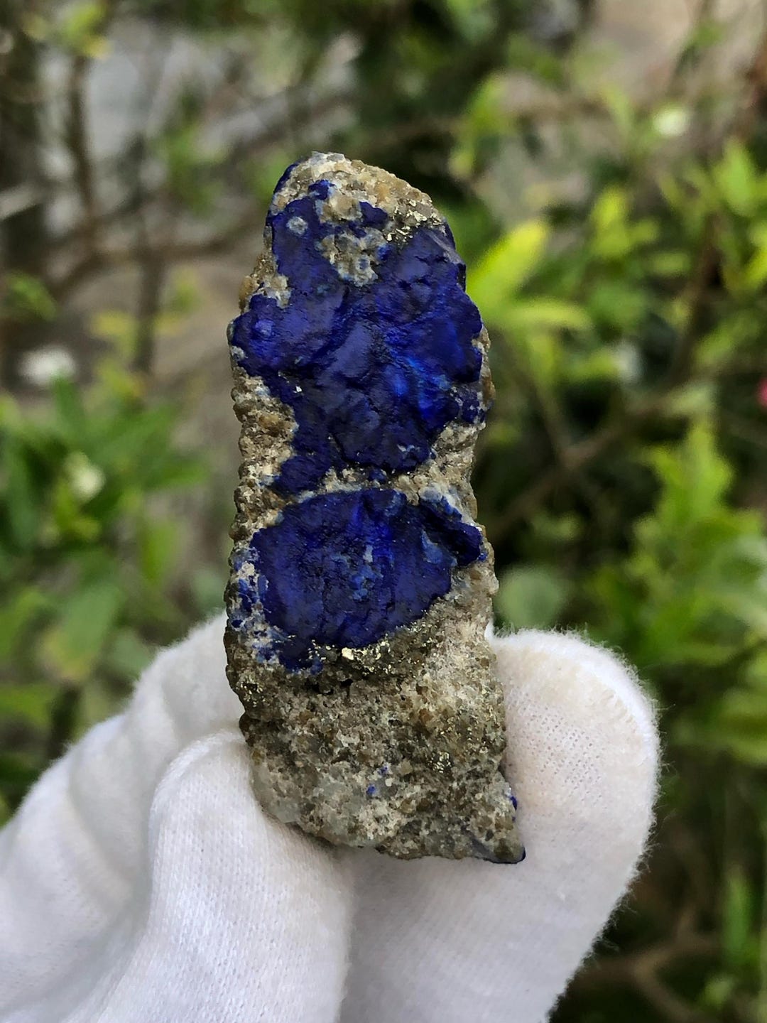 Natural Blue Lapis Lazurite Specimen on Matrix, Blue Lazurite, Lazurite ...