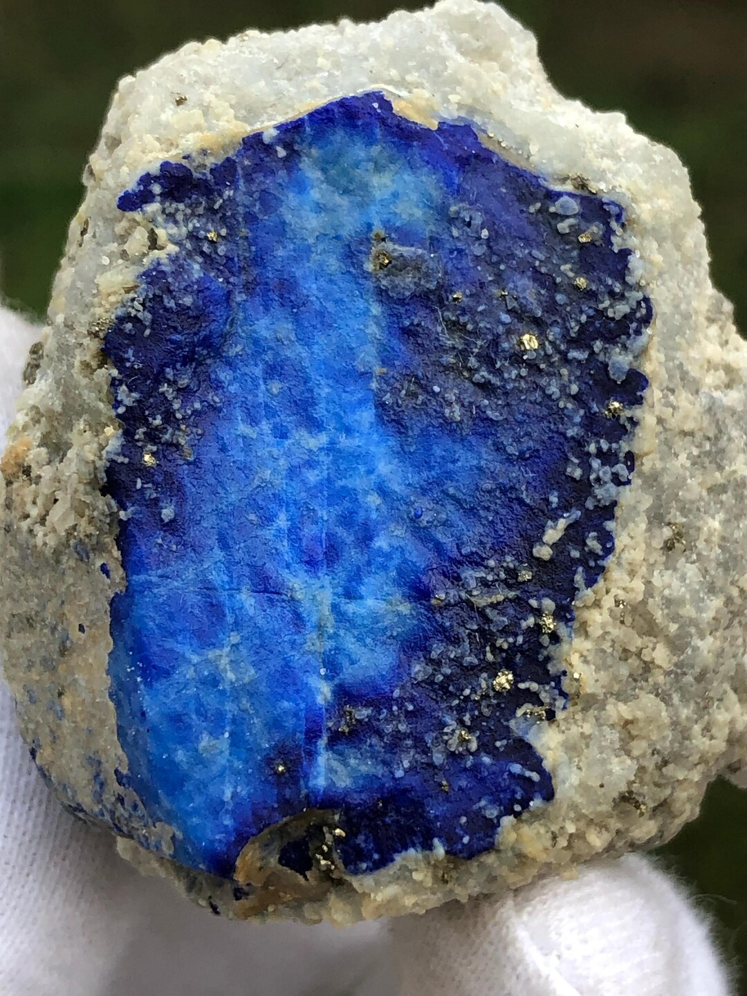 Natural Blue Lapis Lazurite Specimen on Matrix, Blue Lazurite, Lazurite ...