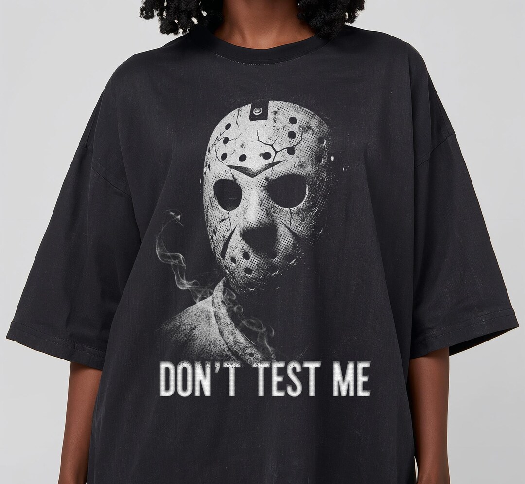 Retro Slasher Movie PNG, Halftone Hockey Mask Design (digital Download ...