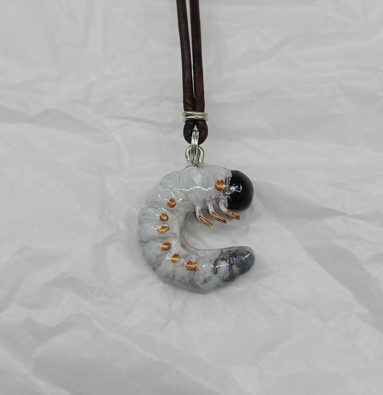 Handcrafted Realistic House Fly, Grub, or Chrysalis Hanging Ornaments ...
