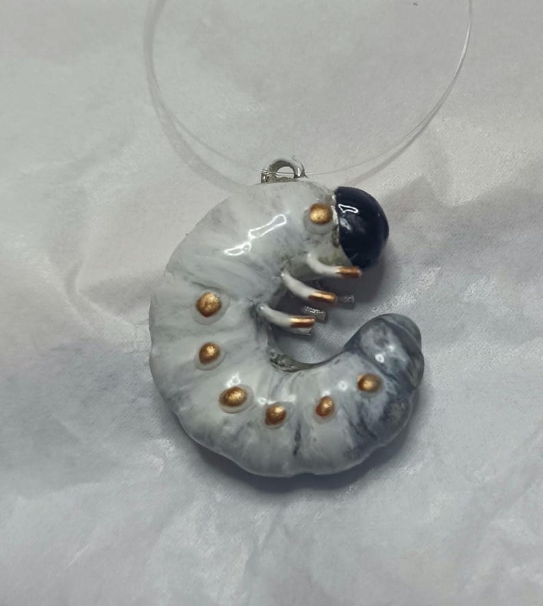 Handcrafted Realistic House Fly, Grub, or Chrysalis Hanging Ornaments ...