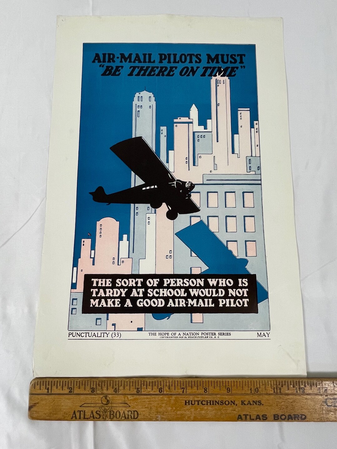 Air Mail Tardy - Hope of A Nation Poster Series 1929 Teacher Classroom ...