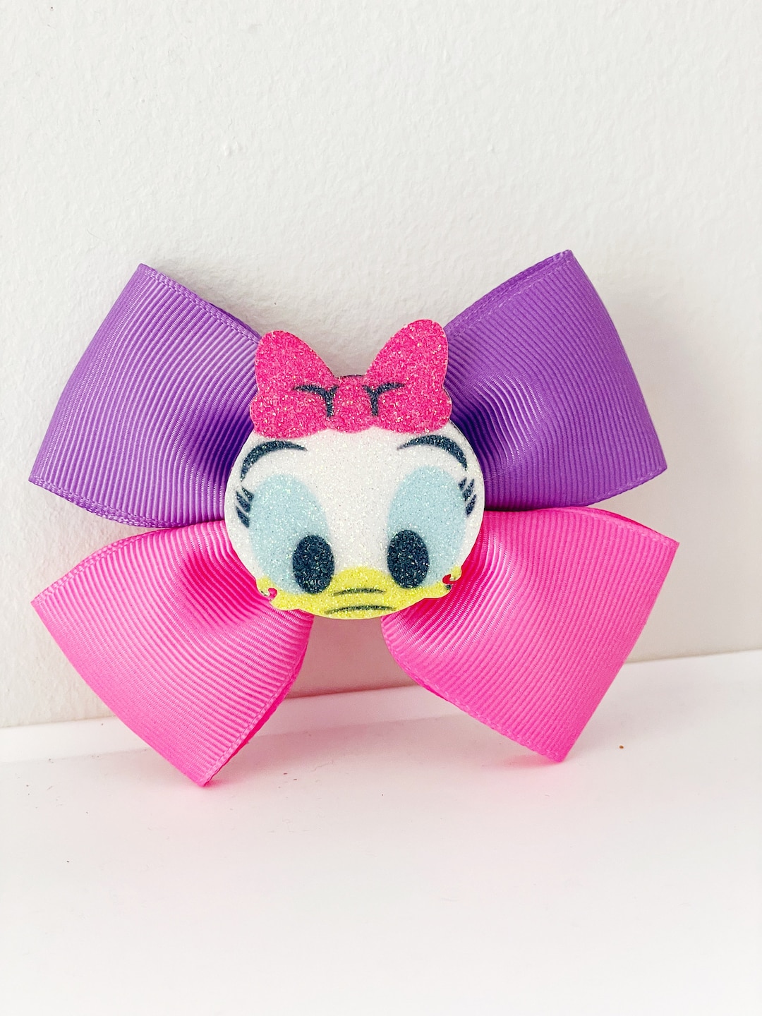Daisy Duck Hair Bow, Daisy Hair Clip, Disney Hair Bow, Mickey Mouse Bow ...