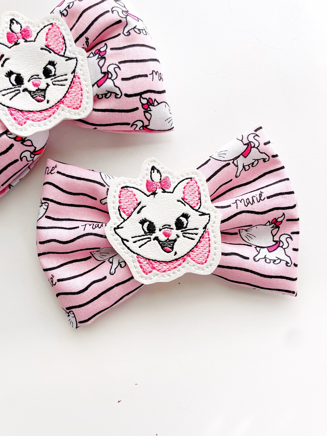 Marie Cat Hair Bow, Aristocats Inspired, Disney Hair Clip - Etsy