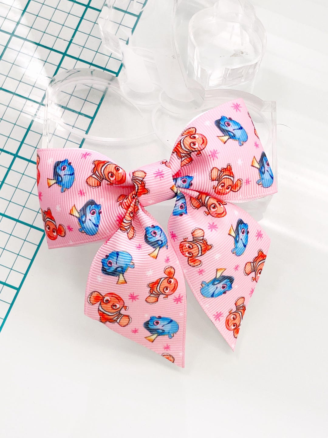 Finding Nemo Hair Bow, Nemo Hair Bow, Dory Hair Clip, Finding Nemo Hair ...