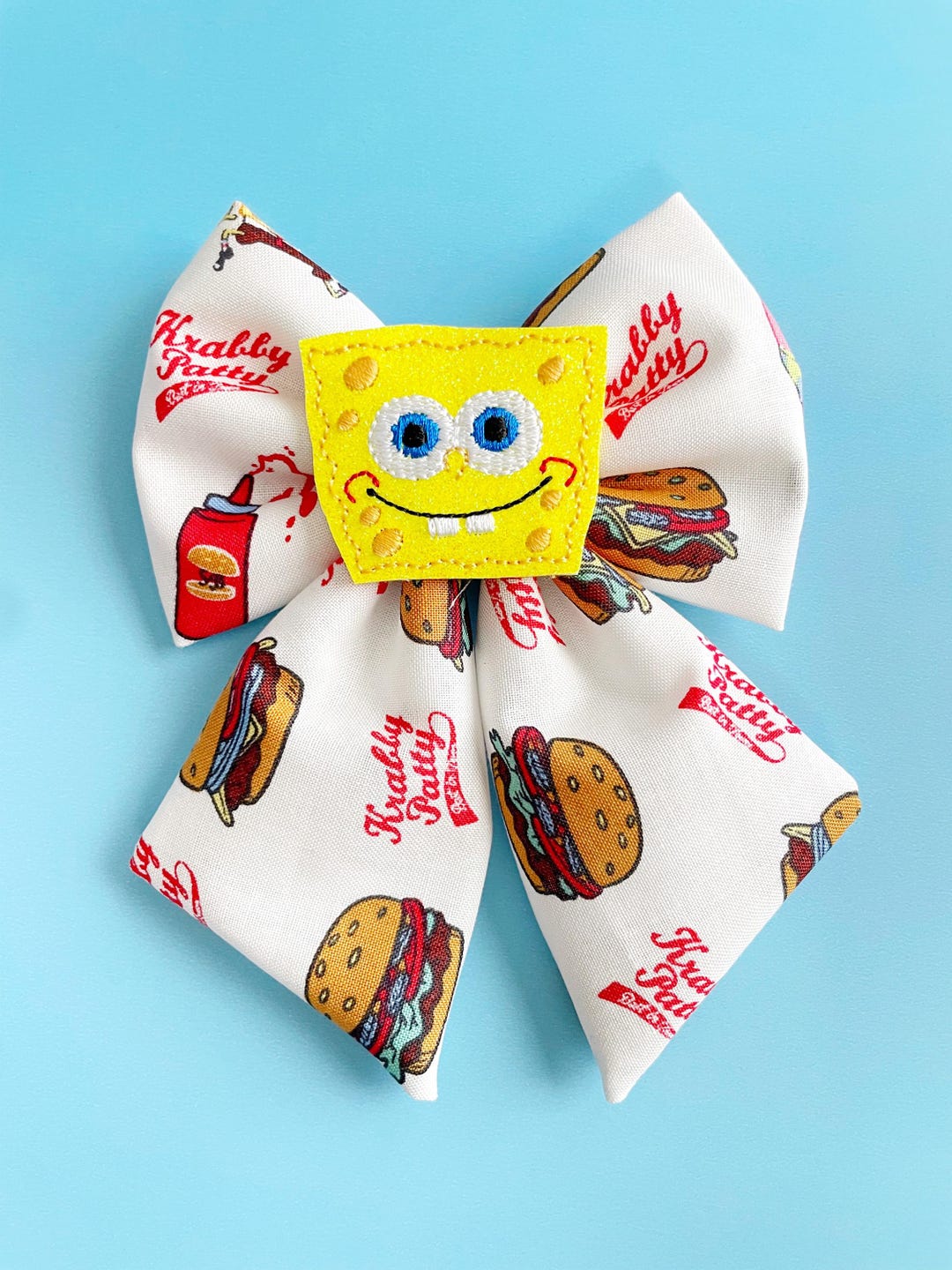 Spongebob Hair Bow: Pineapple House, Under the Sea Clip - Etsy