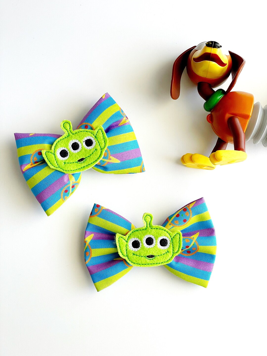 Toy Story Alien Felt Hair Bow, Disney Inspired - Etsy