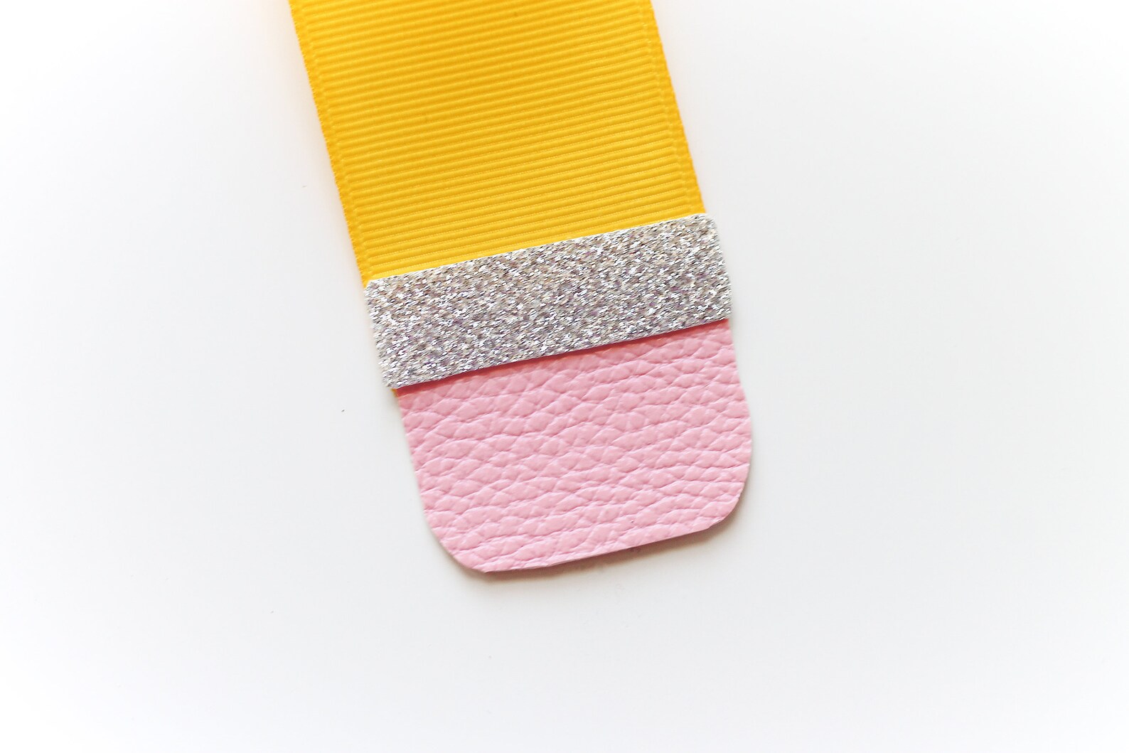 Pencil Bow Pencil Hair Bow Yellow Pencil Bow Yellow Ribbon | Etsy