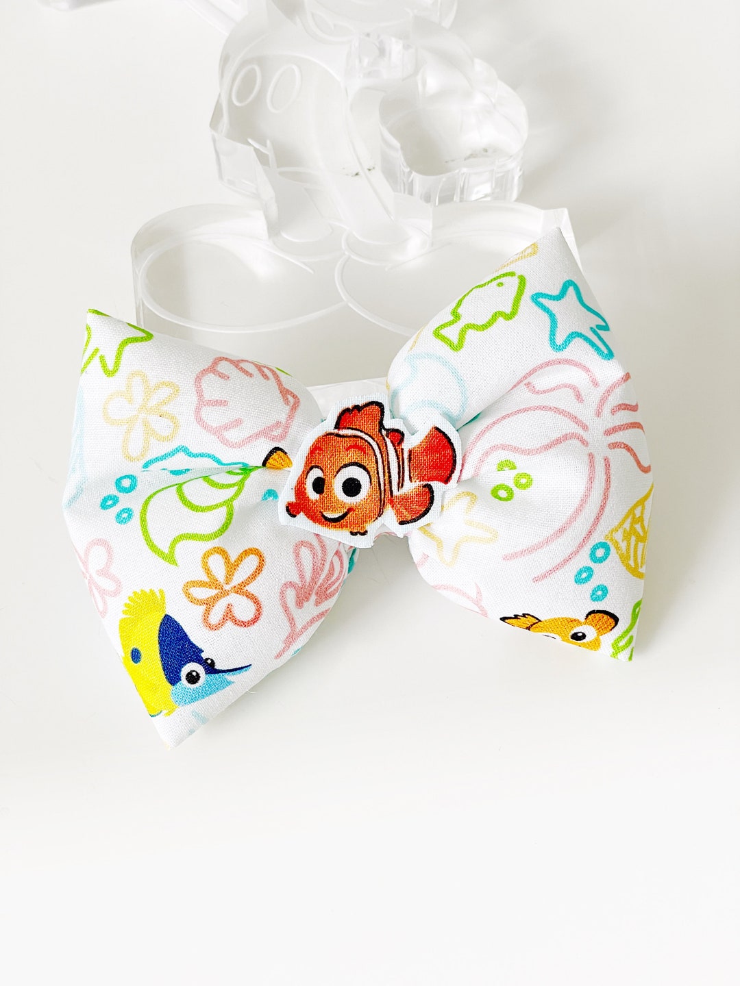 Finding Nemo Inspired Hair Bow, Nemo Hair Clip, Disney Hair Accessory ...