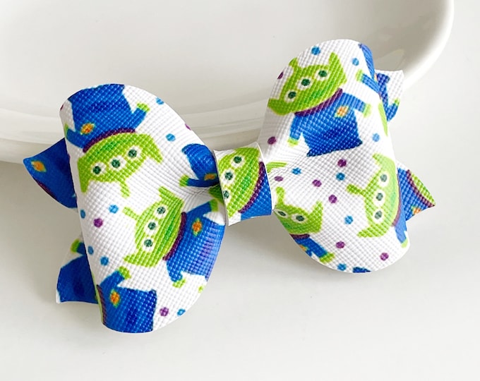 Toy Story Little Alien Hair Bow, Disney Inspired Hair Bow, Little Green ...