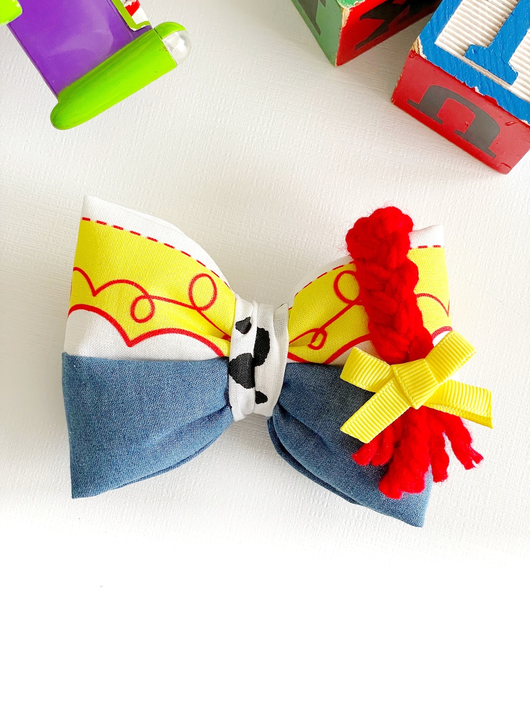 Toy Story Hair Bow; Jessie Hair Clip; Jessie Hair Accessory; Handmade ...