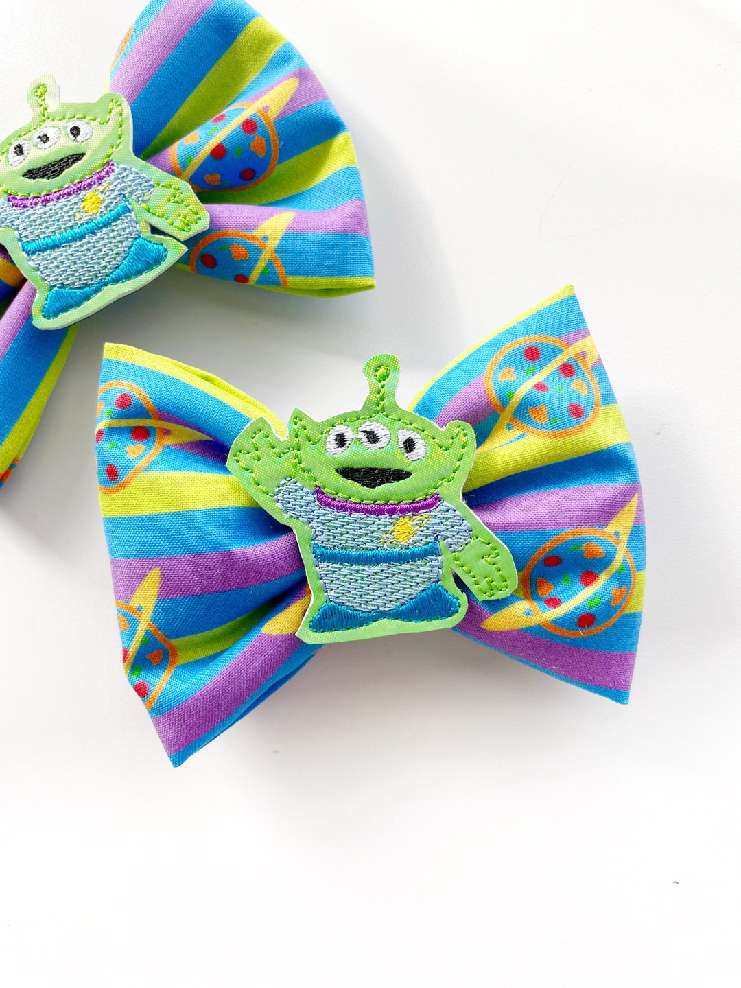 Toy Story Hair Bow; Green Alien Hair Bow, Disney Hair Bow, Toy Story ...