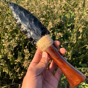 9.9inche Natural Obsidian Quartz,hand Carved Knife,crystal Big Knife ...