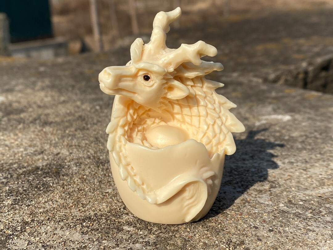 2.9inche Natural Ivory Fruit Stone,hand Carved Dragon,ivory Fruit Stone ...