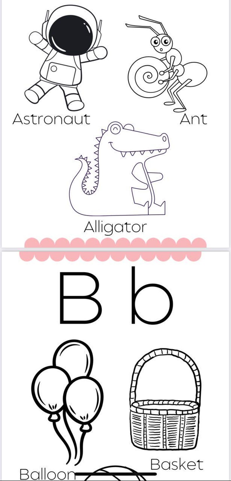 Alphabet Coloring Pages, Preschool Coloring Pages, Preschool Activity ...