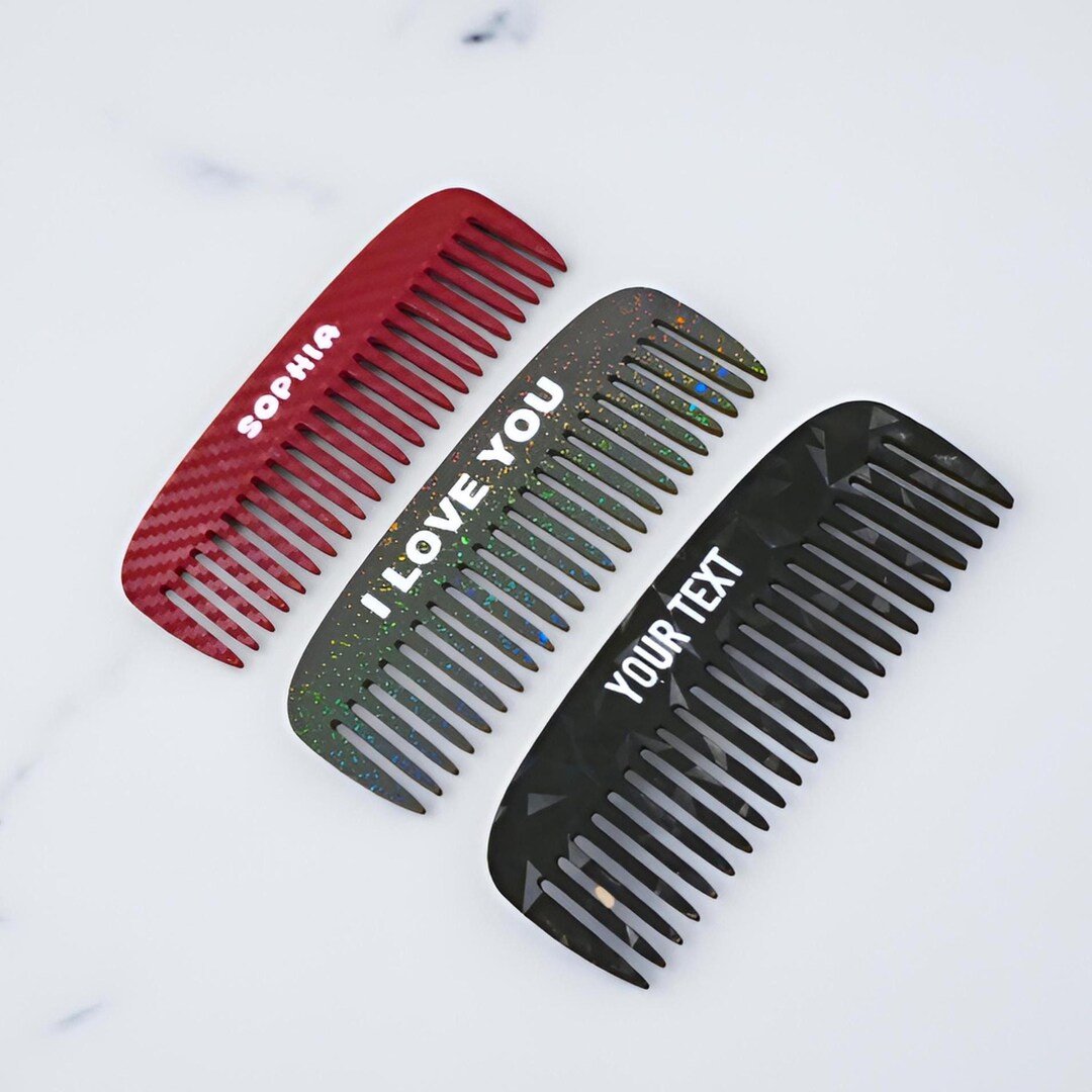Personalized Comb With Custom Name | Pocket Comb for Travel ...