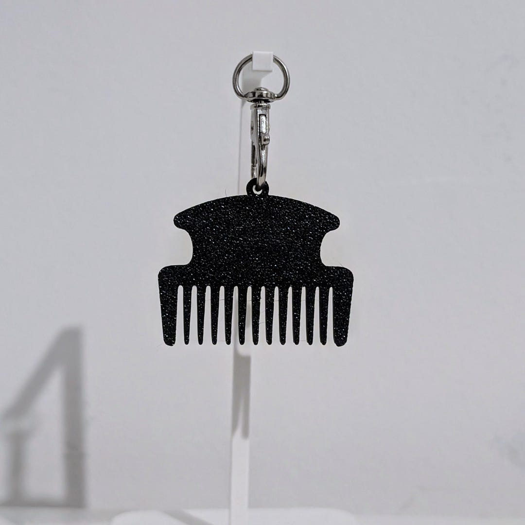 Mini Beard Comb Keychain | Custom Personalized Grooming Tool | Compact ...