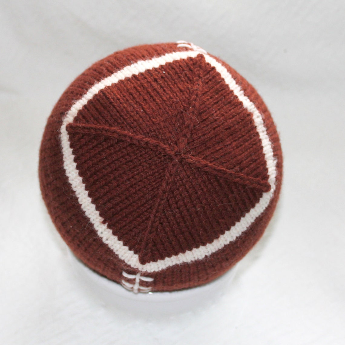 KNITTING PATTERN Football Baby Hat Knitting Pattern Size 0 - Etsy