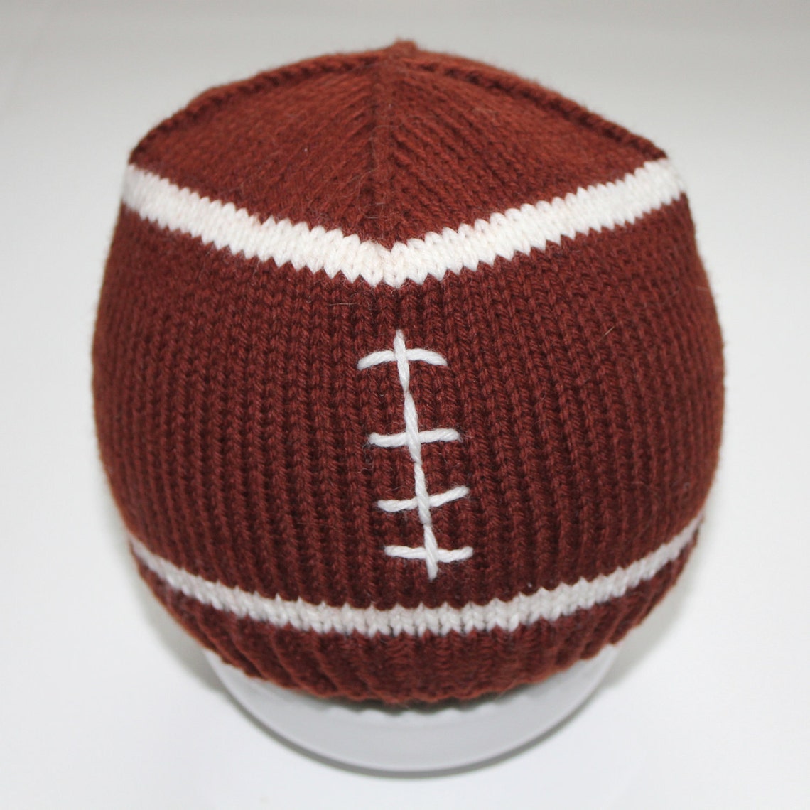 KNITTING PATTERN Football Baby Hat Knitting Pattern Size 0 - Etsy