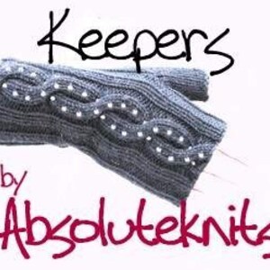 PATTERN - Keepers Fingerless Mittens Gloves Not Knitted in the Round ...