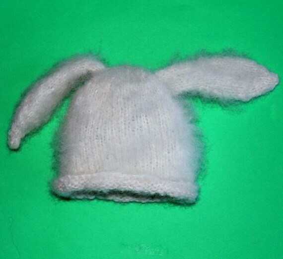 Knitting Pattern Baby Bunny Hat Size Newborn to Three Months | Etsy