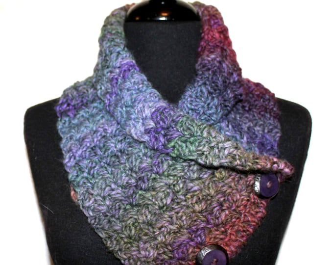 CROCHET PATTERN Neckwrap Cowl Crochet Pattern Easy | Etsy