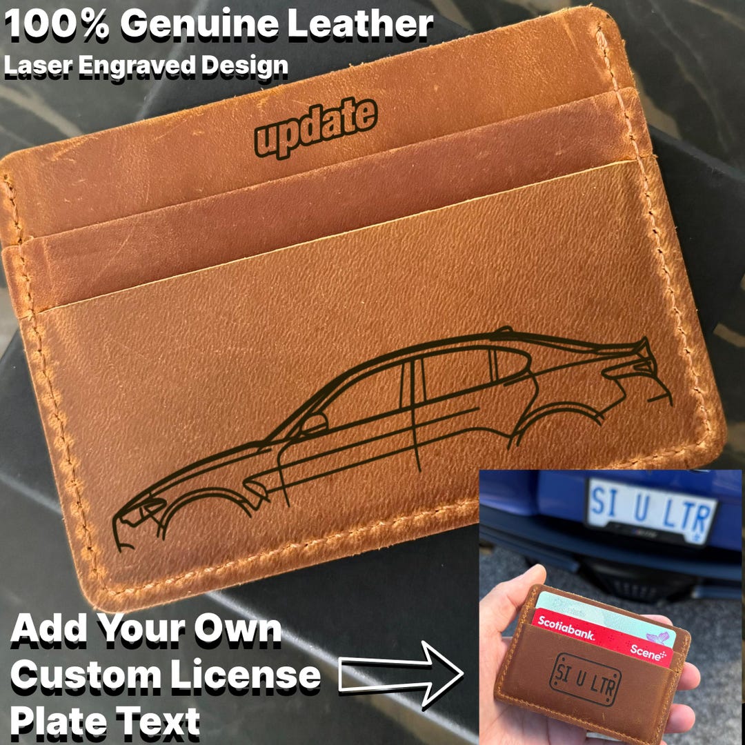 Personalized ALFA ROMEO Car & License Plate Wallet | Real Leather Card ...