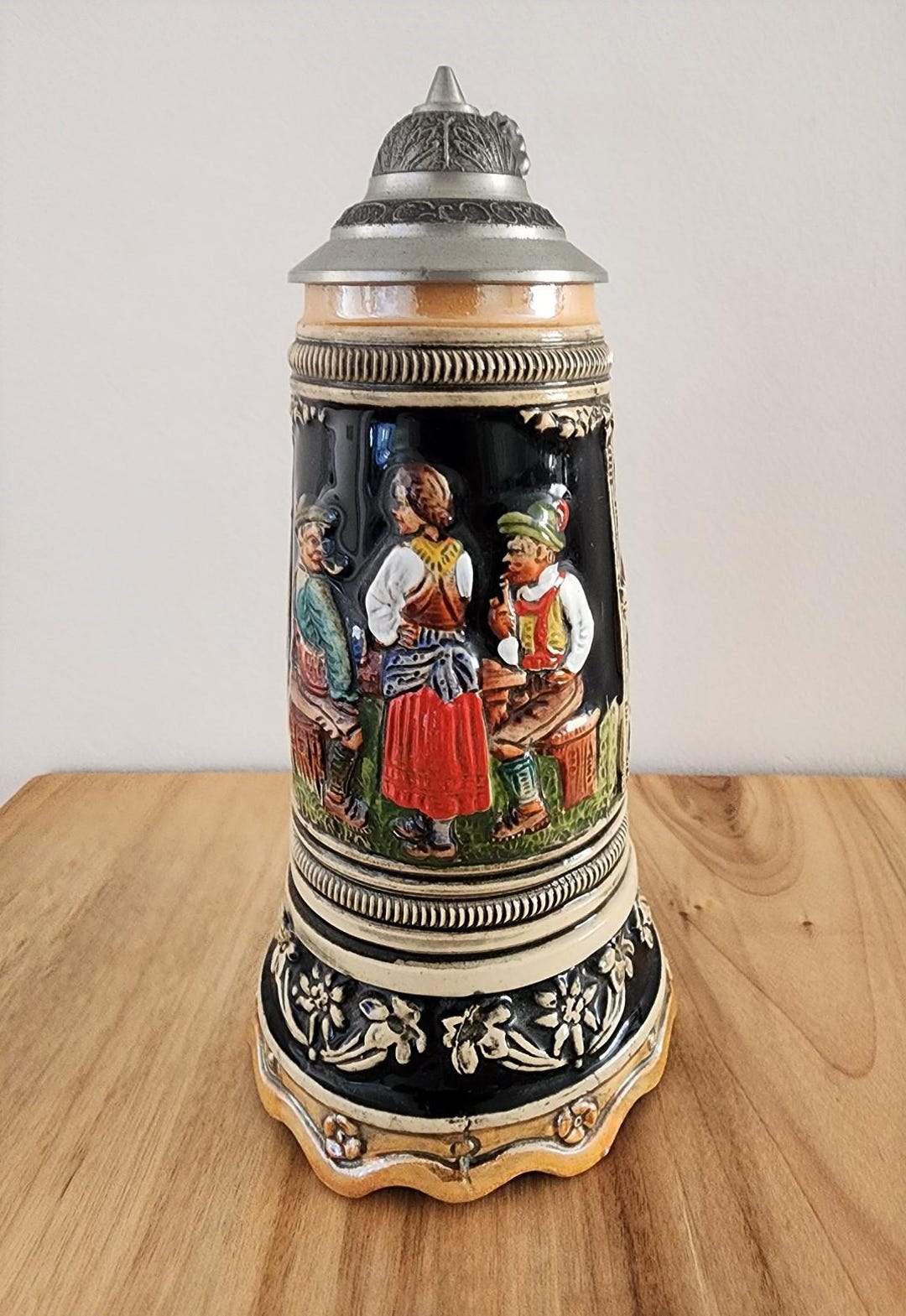 Vintage German Musical Beer Stein Plays “auf Wiedersehen” - Etsy