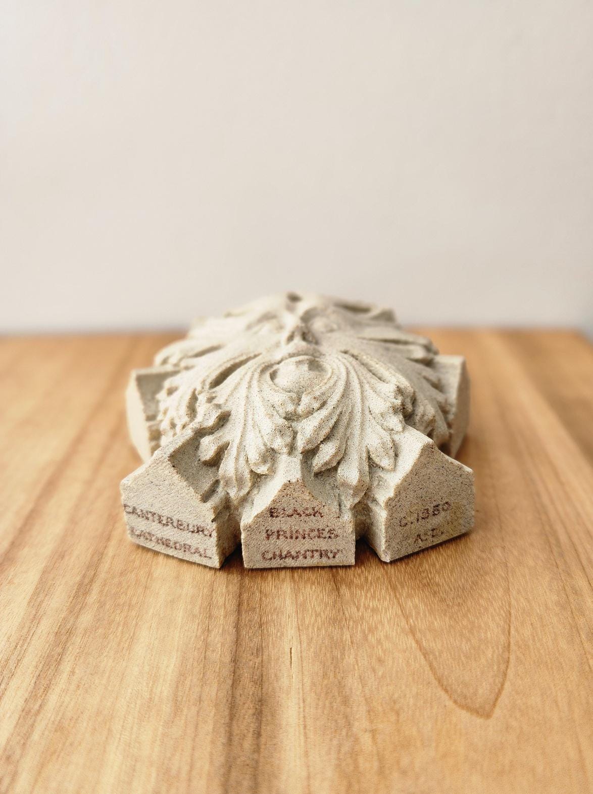 Vintage Green Man Cathedral Wall Hanging – Sandstone Effect Face ...