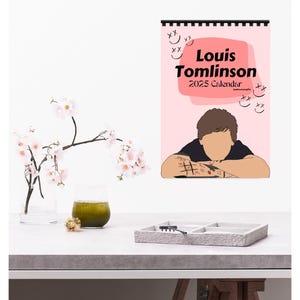 Louis Tomlinson 2025 Wall Calendar, 1D 2025 Calendar, LT 2025 Calendar ...