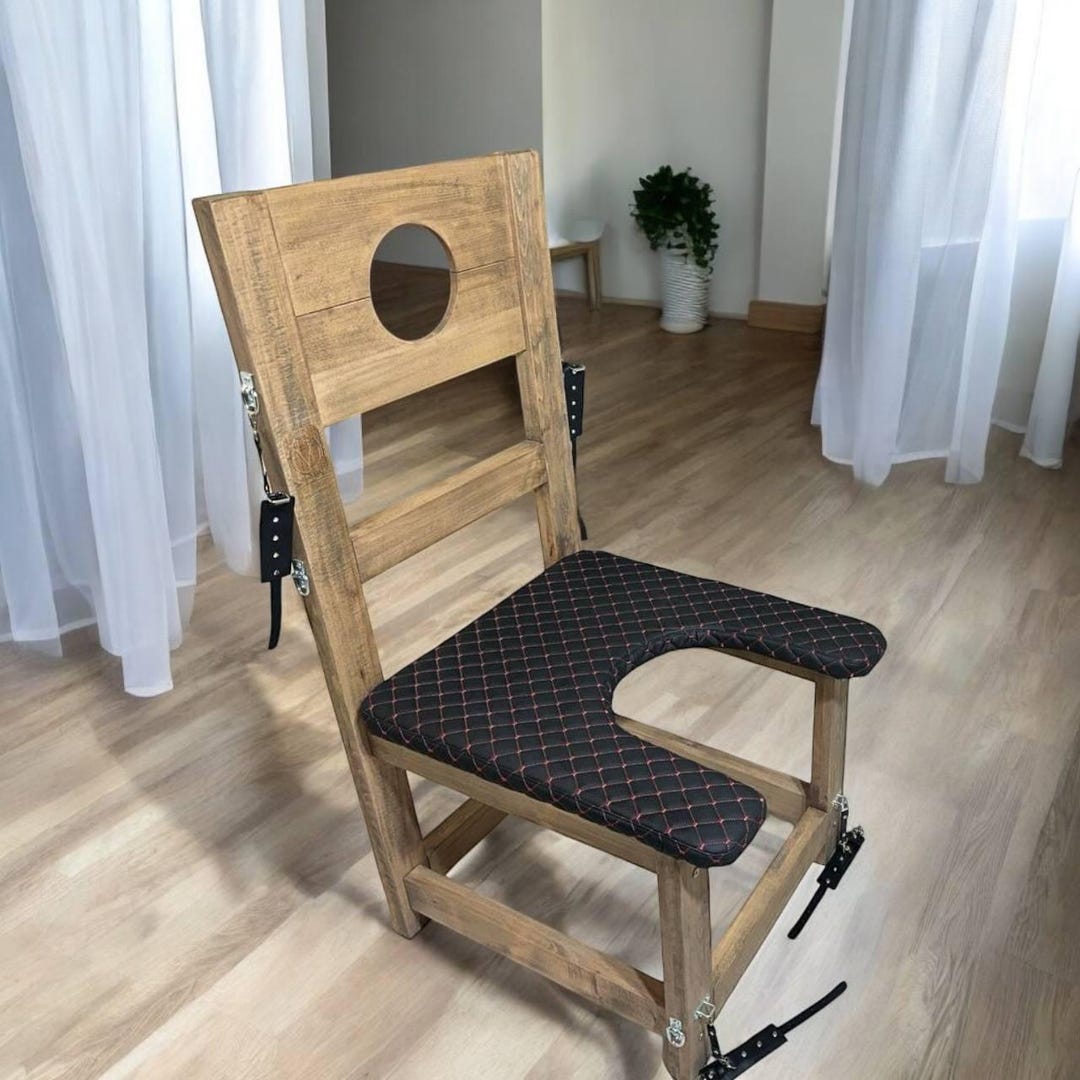 Bondage Chair With Cuffs, Fetish BDSM Chair. Bondage Chair,custom ...