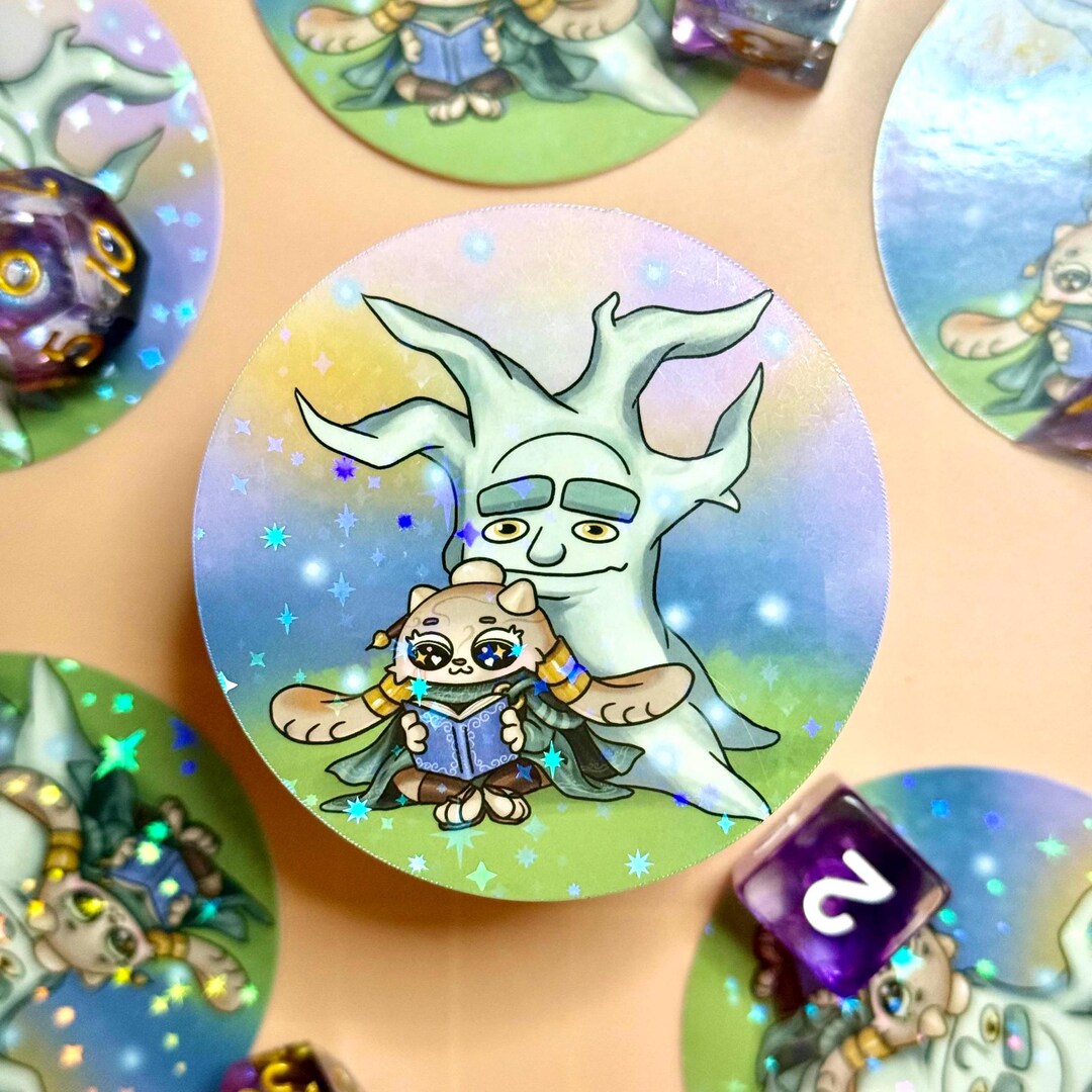 Chibi Tamiyo and Karn Sticker - Etsy