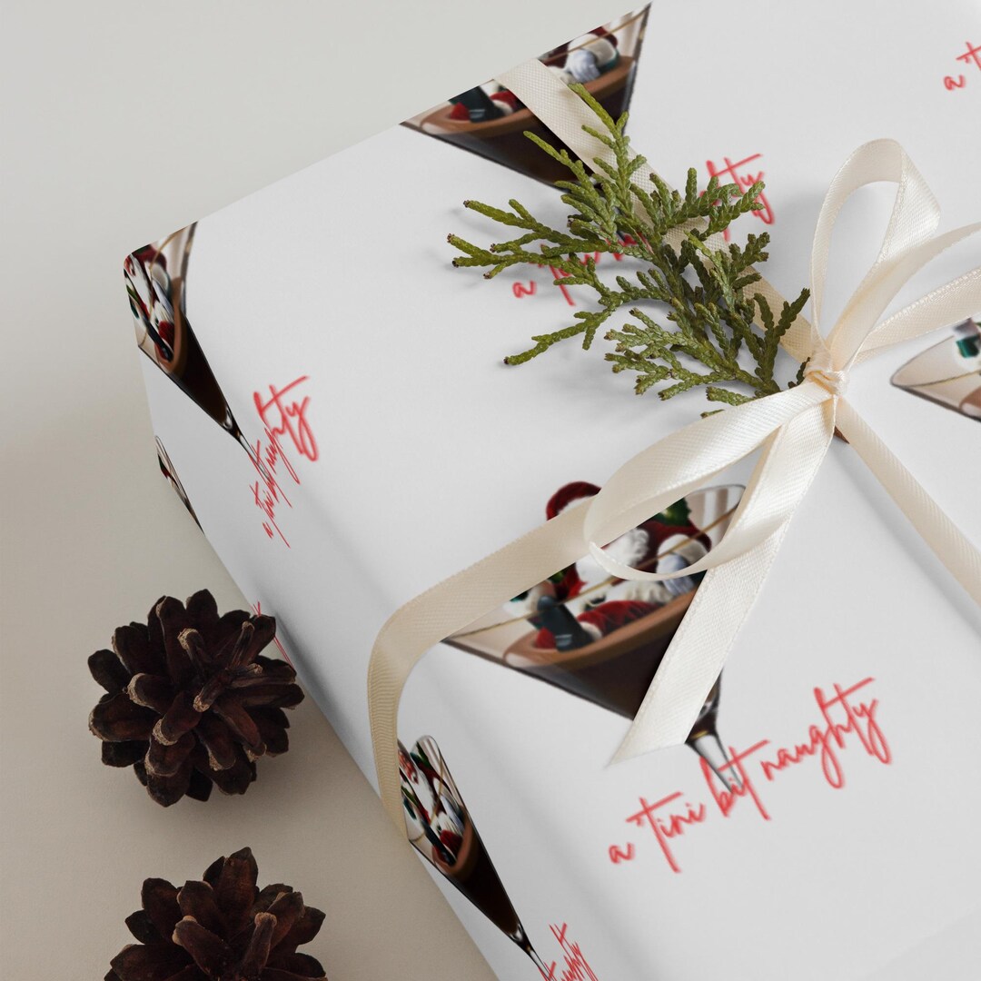 A' Tini Bit Naughty Wrapping Paper Sheets - Etsy